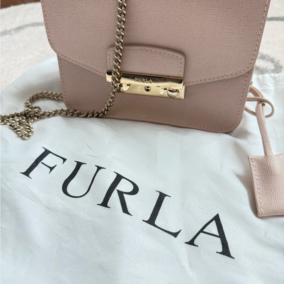 Furla | Bags | Furla Pink Crossbody Bag | Poshmark
